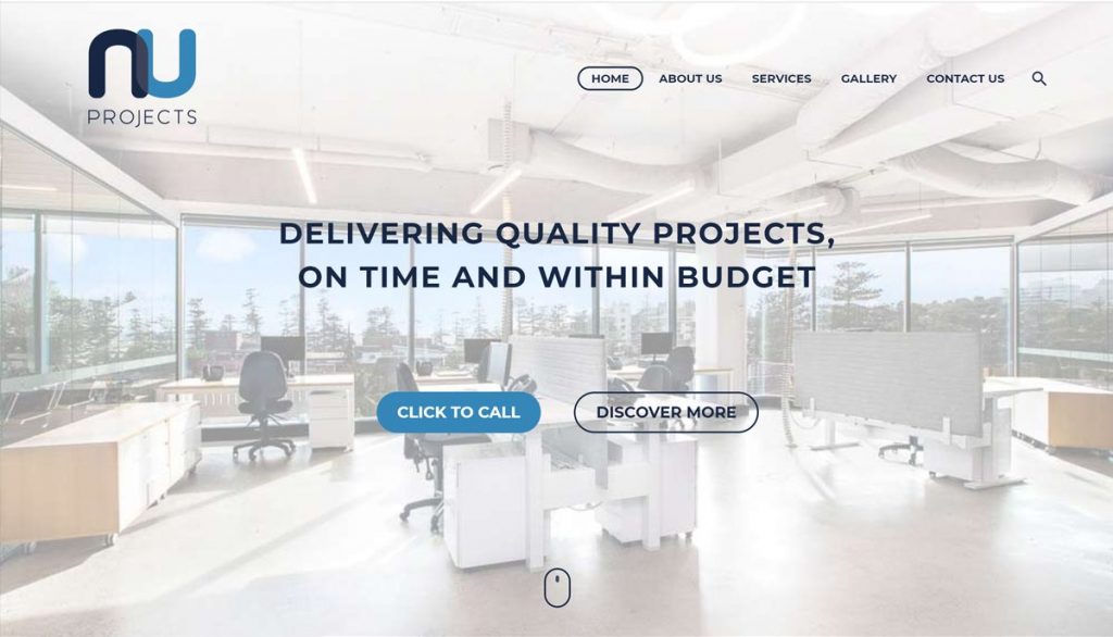 NU Projects Website Design - Canberra Website Design Experts
